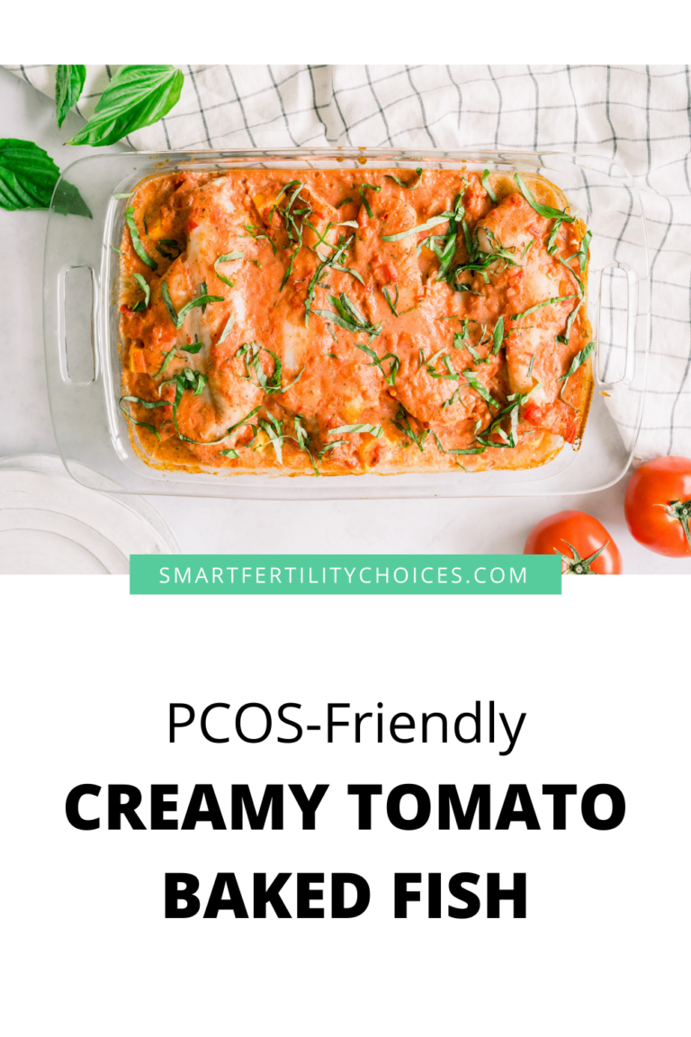 Creamy Tomato Baked Fish (PCOS-Friendly)