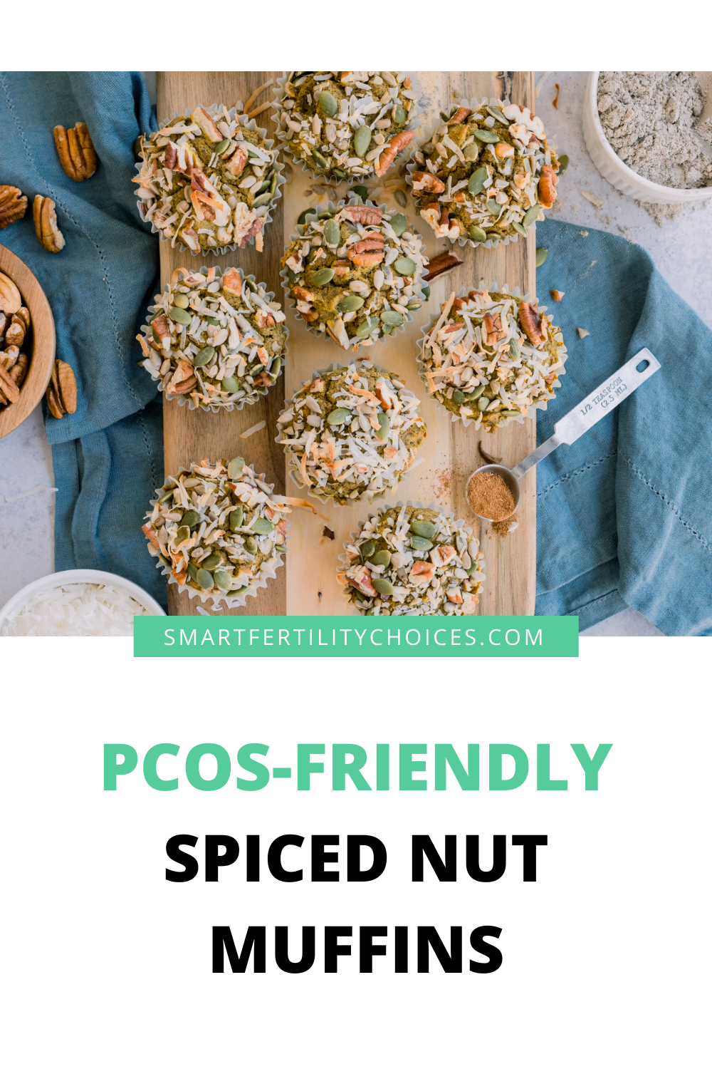 Spiced Nut Muffins (PCOS-Friendly)