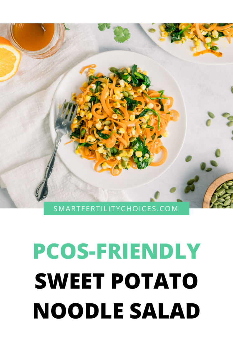 Sweet Potato Noodle Salad (PCOS-Friendly)